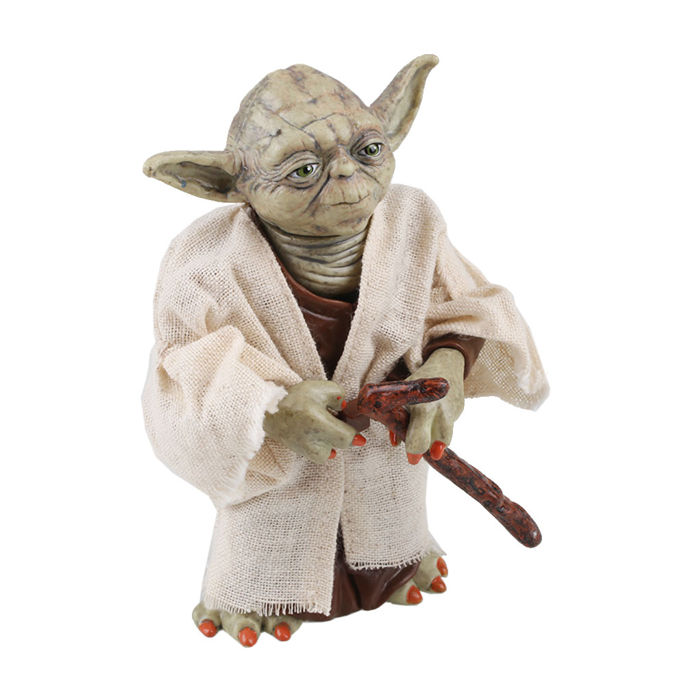 Star Wars 7 The Force Awakens Jedi Knight Master Yoda Figure Toy ...