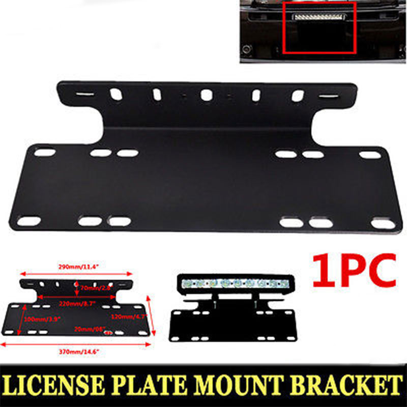 Front License Plate Mounting Bracket Walmart Black - dedalcampus